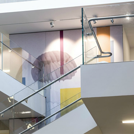 Glass balustrade for National Army Museum