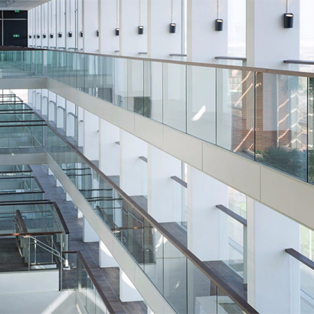 Frame & infill balustrade for The Atrium Building