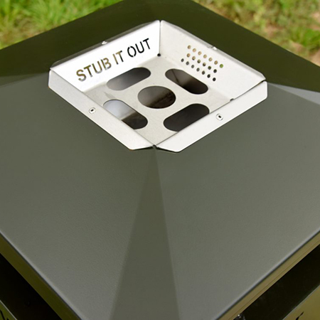 Broxap litter bins for London Borough of Newham