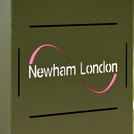 Broxap litter bins for London Borough of Newham