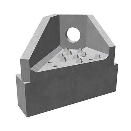 Althon supply Angled Headwalls with Dissipation Blocks