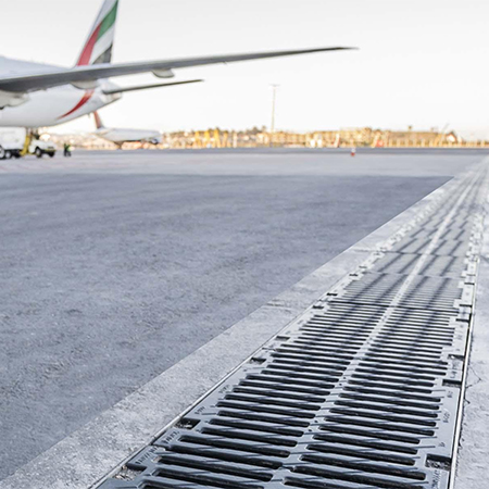 ULMA drainage channels for Brazil's largest airport