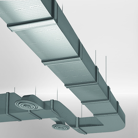 Insulation materials for cold air supply ducting