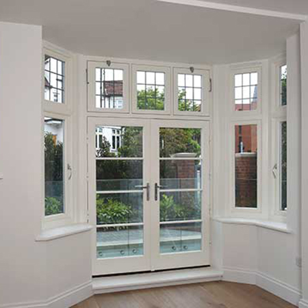 Timber casement windows for No. 1 Ardwick Road