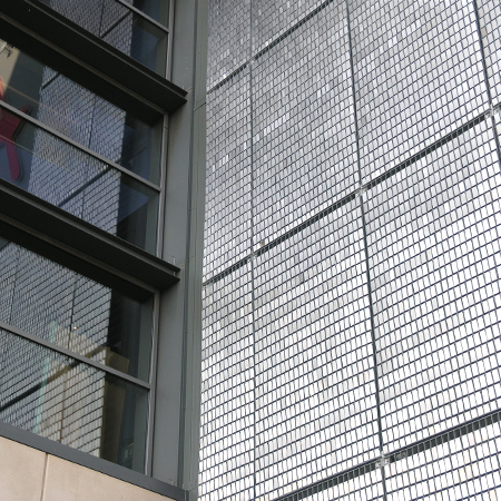 Shimmering STEREO-KINETIC® Wall Cladding Façade for Ocean Terminal ...