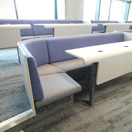 Collaborative bench seating at Newcastle University