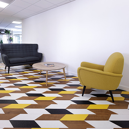 Luxury Vinyl Tiles brighten up Space 48 office space