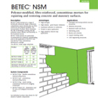 Betec Cementitious Coatings (GCP Applied Technologies)