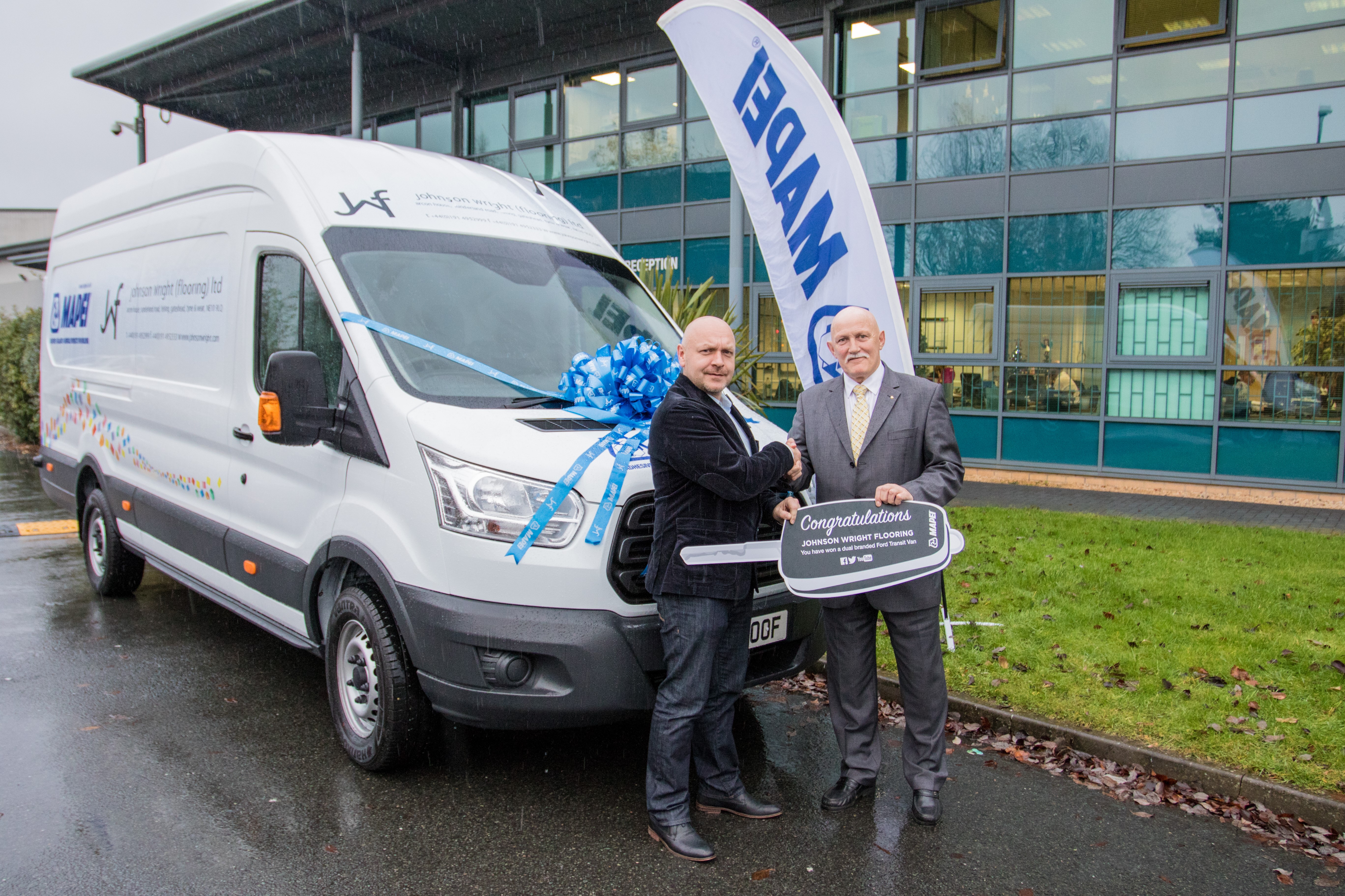 Mapei 'Win a Van' competition prize winners